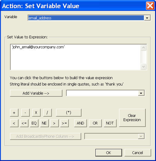 IVR User Guide IVR Set Variable Action IVR Platform IVR Development Goto Element IVR 